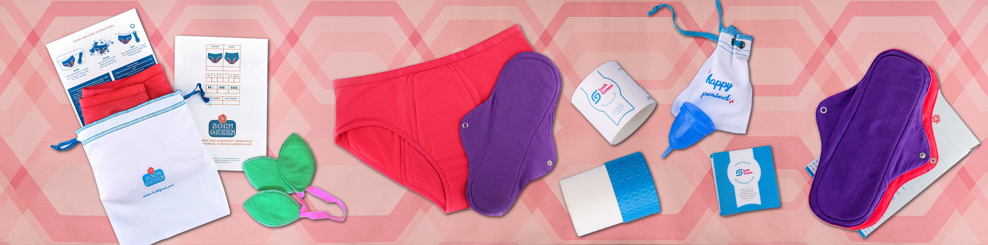 Period Kits: Reusable Period Products | SochGreen®