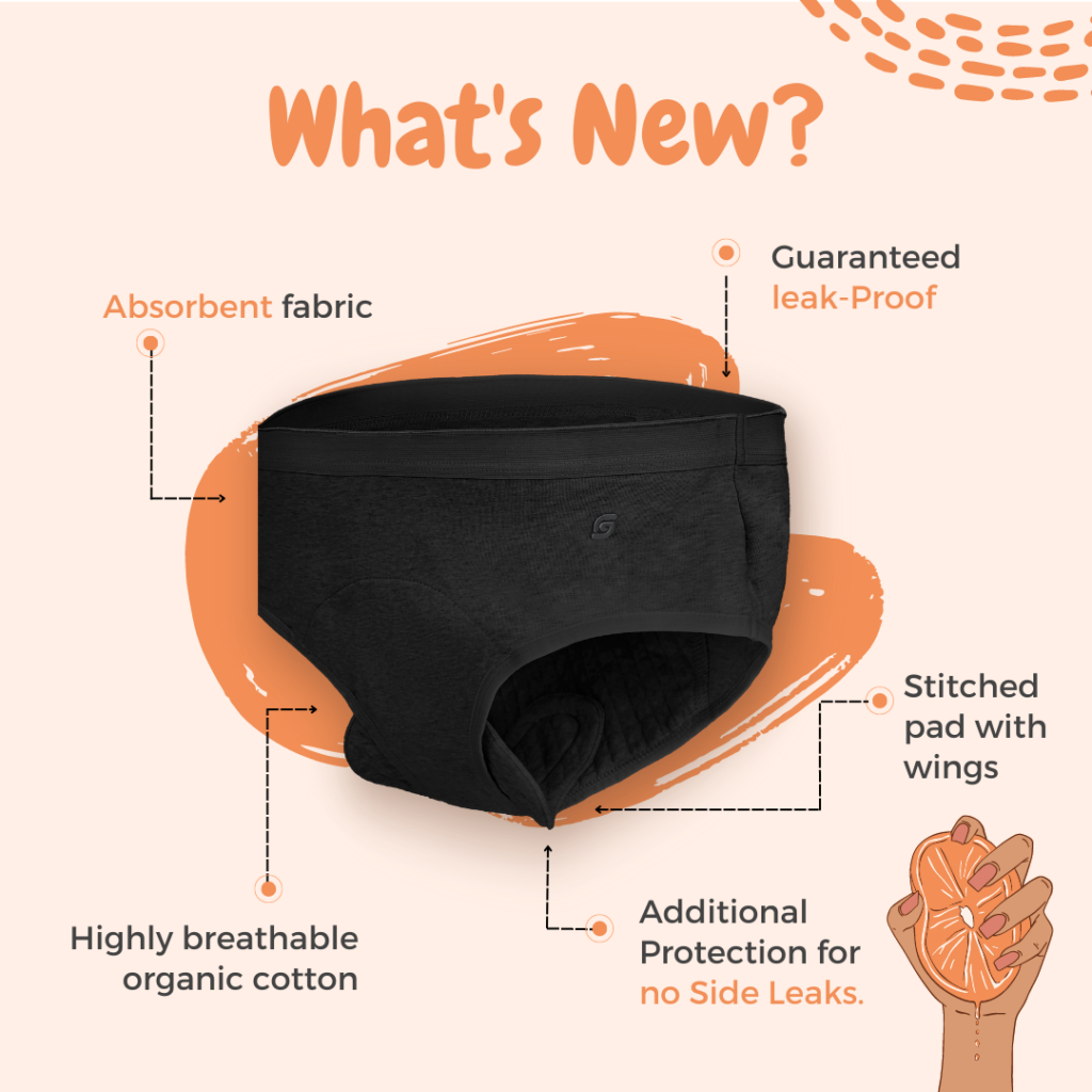 Comfortable Pee Leak Proof Underwear| Absorbs Up To 15ml