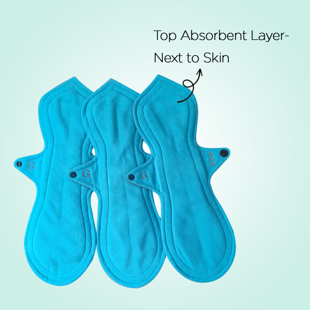 Ultra-Absorbent Zorb Cloth Pads For Heavy Periods And Postpartum